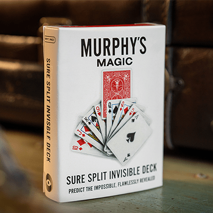 SURE SPLIT Invisible Deck Bicycle by Murphy's Magic - Brown Bear Magic Shop