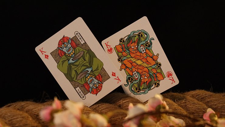 Hyakki Yagyo (Yokai Realm) Playing Cards by Bloom Playing Cards - Brown ...