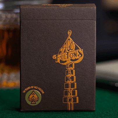 ACE FULTON'S 10 YEAR ANNIVERSARY TOBACCO BROWN PLAYING CARDS - Brown ...
