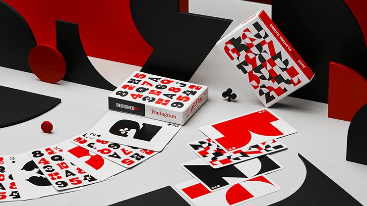Just Type V2 Playing Cards - Brown Bear Magic Shop